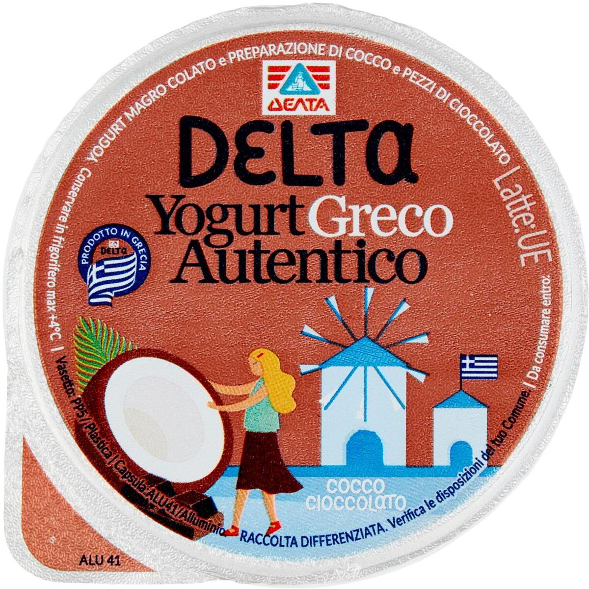 Delta Yogurt Greco Autentico Cocco Cioccolato 150 g Delta | IperDrive