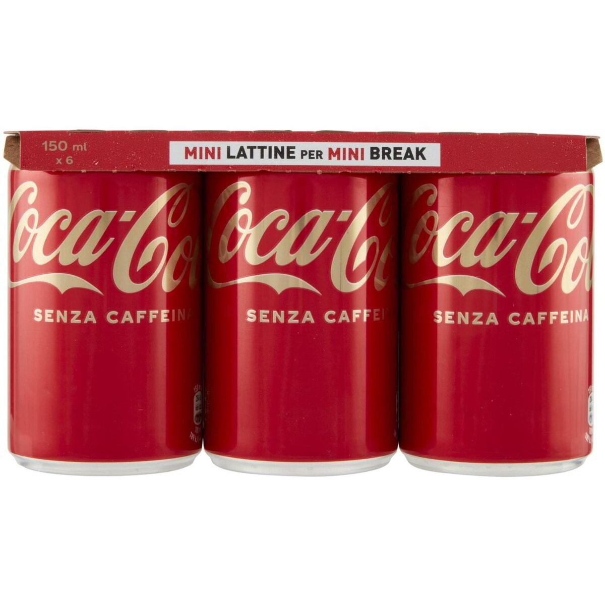 COCA-COLA Senza Caffeina Lattina 6 x 150 ml Coca-Cola Senza Caffeina ...