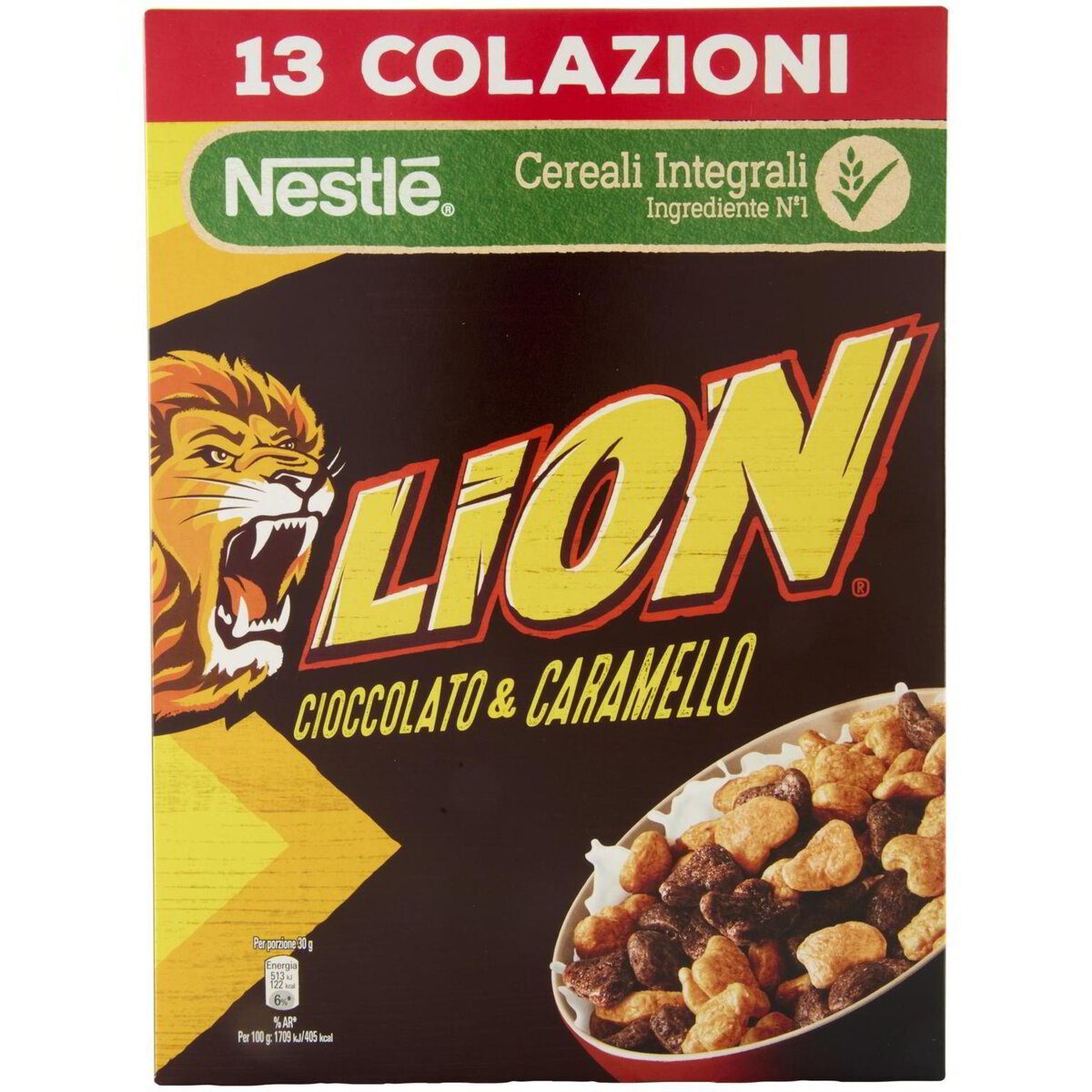 LION Cereali Integrali con Cioccolato e Caramello 400g LION | IperDrive