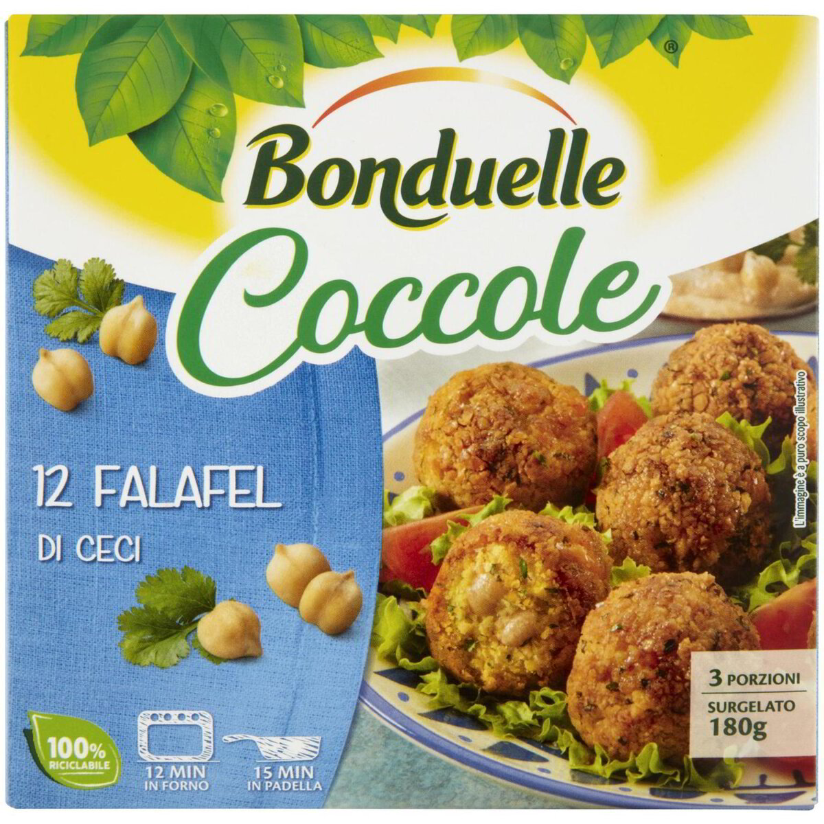 Bonduelle Coccole 12 Falafel di Ceci Surgelato 180 g Bonduelle | IperDrive
