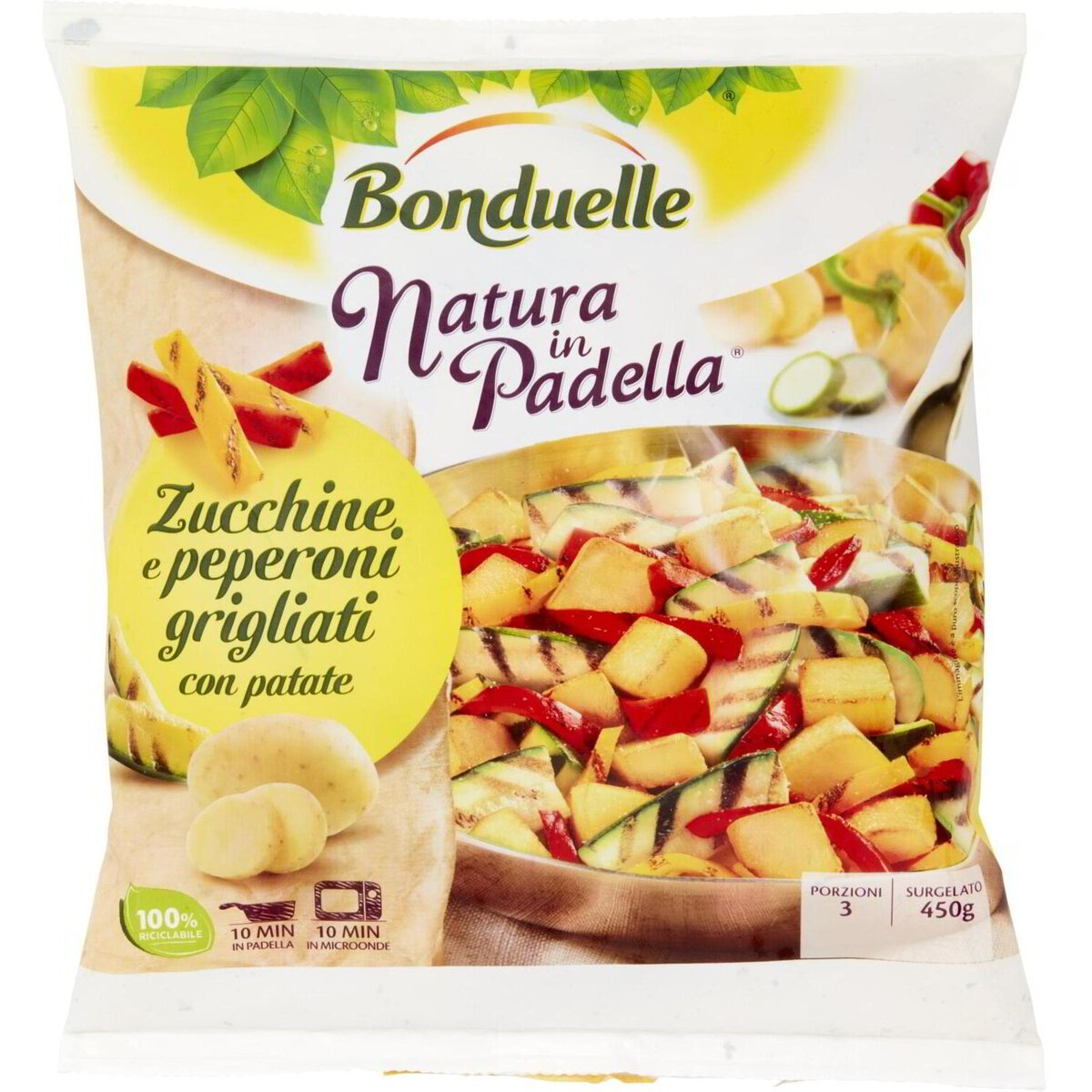 Bonduelle Natura in Padella Zucchine e peperoni grigliati con patate ...