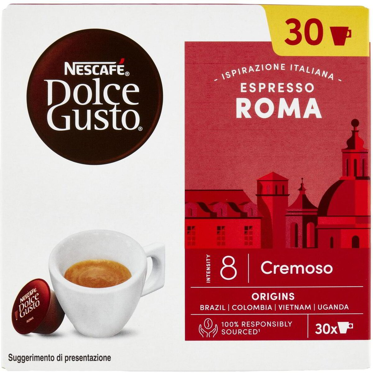 NESCAFÉ DOLCE GUSTO Espresso Roma Caffè 30 Capsule 186 g NESCAFÉ DOLCE ...