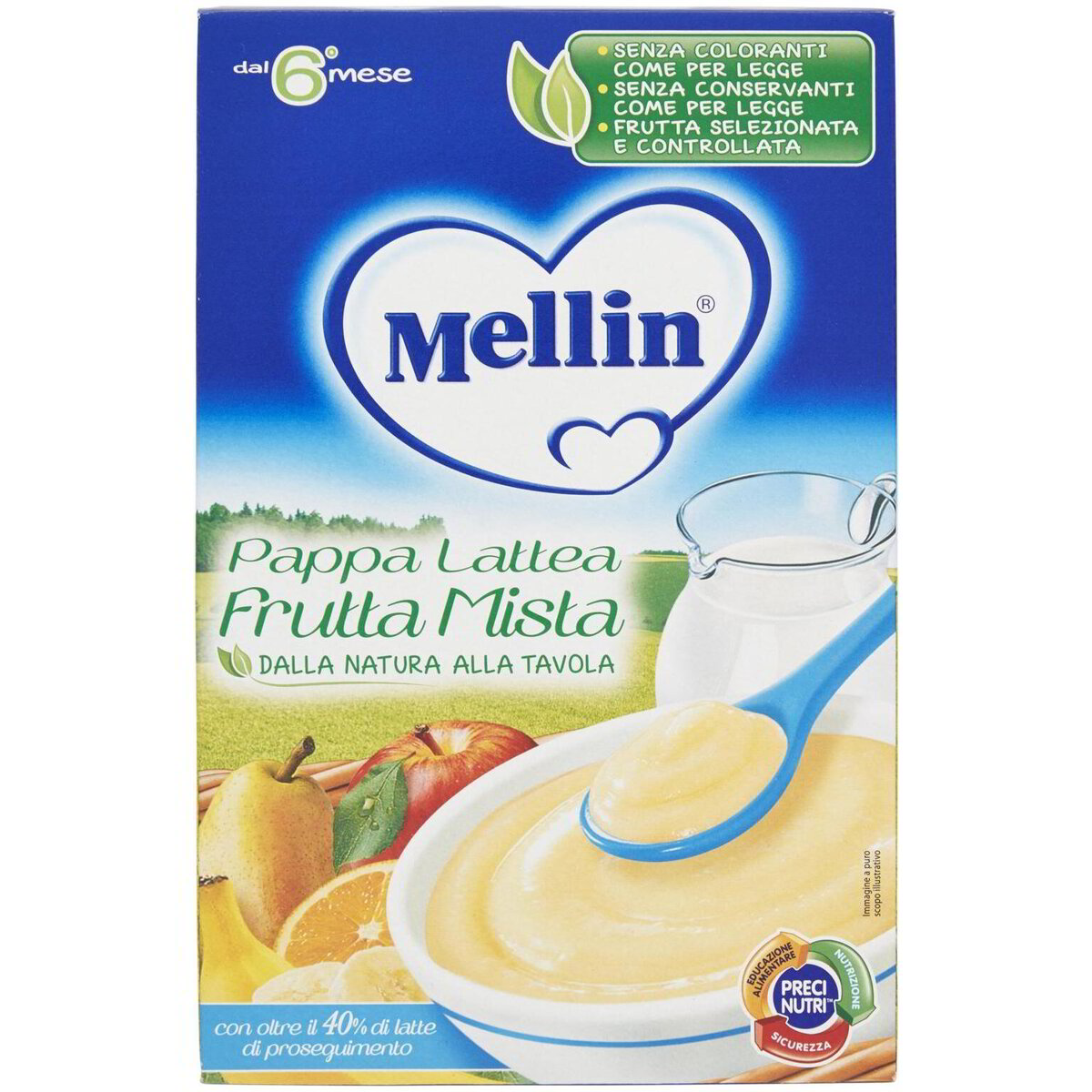 Mellin Pappa Lattea Frutta Mista 250 g Mellin | IperDrive