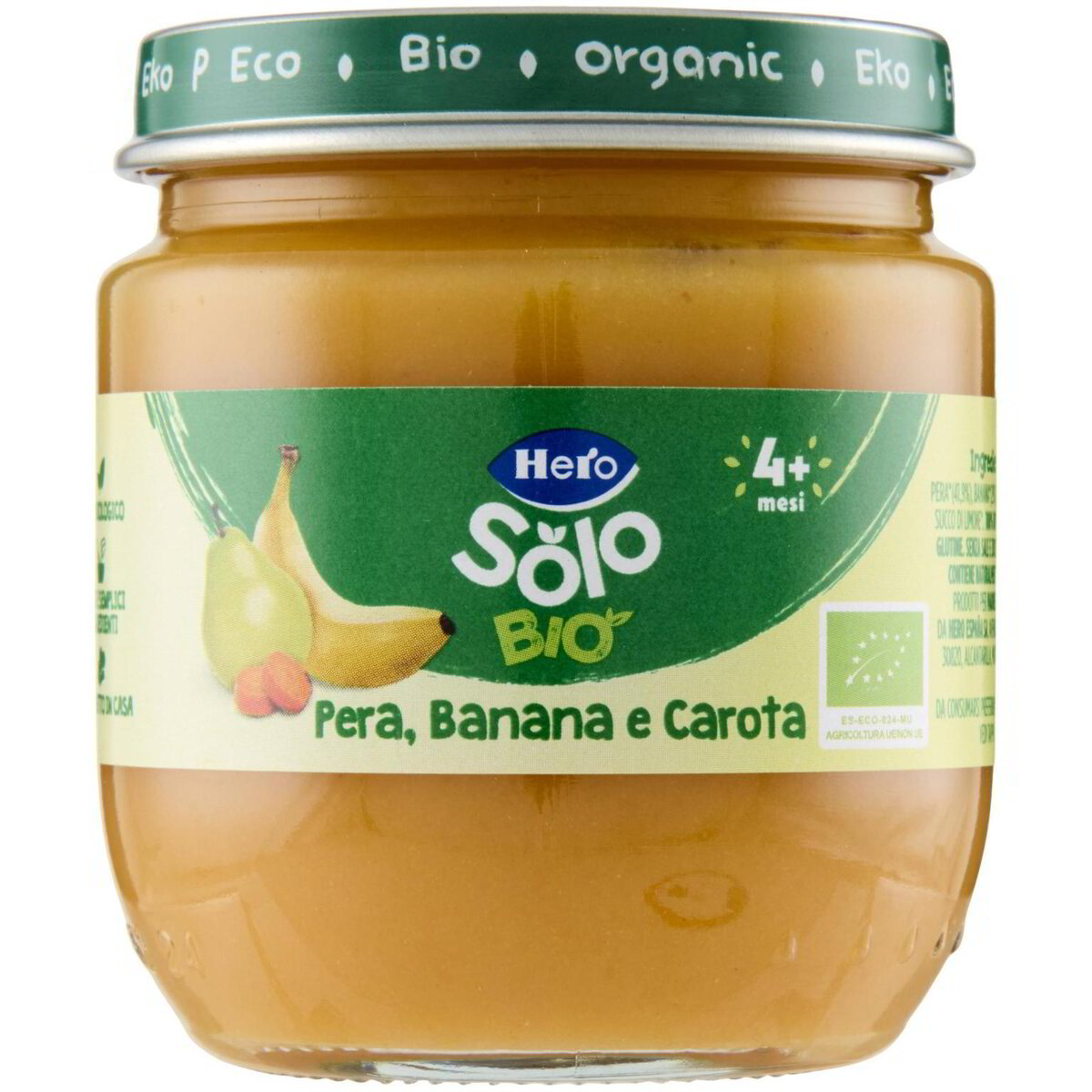 Hero Solo Bio Pera, Banana e Carota 120 g Hero | IperDrive