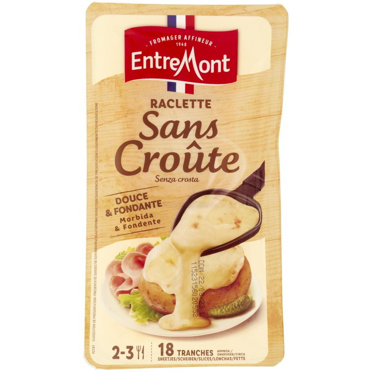 EntreMont Raclette Senza crosta 400 g EntreMont - iper Shop