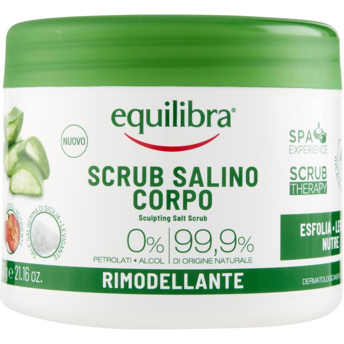 equilibra Scrub Salino Corpo Rimodellante 600 g equilibra | IperDrive