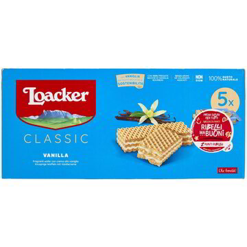 Loacker Classic Vanilla Wafer con crema alla Vaniglia Bourbon del ...