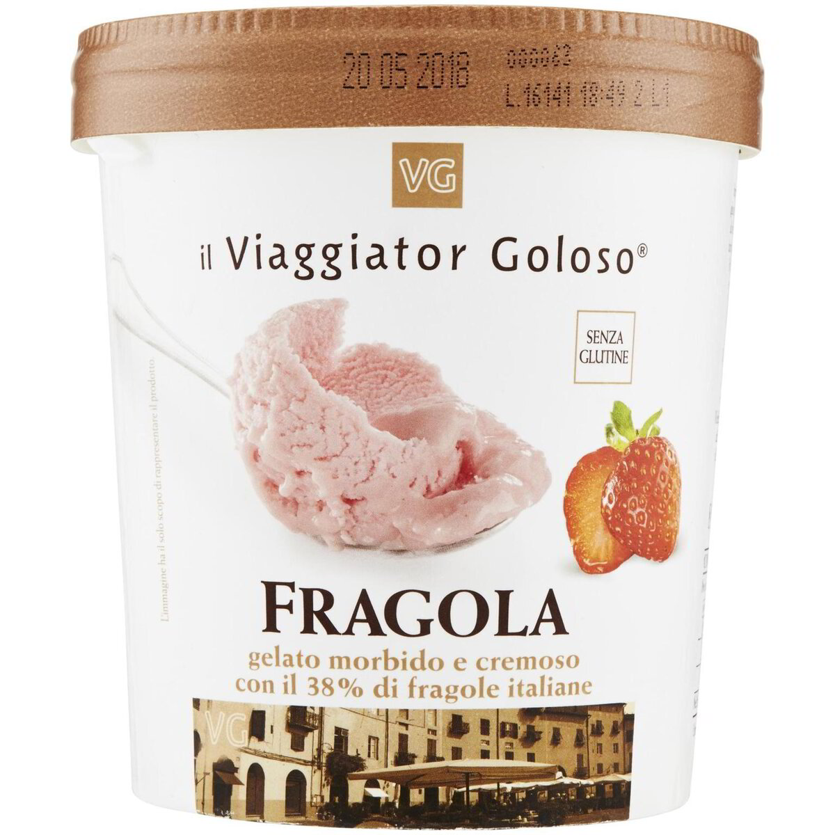 Gelato morbido e cremoso gusto Fragola il Viaggiator Goloso il ...