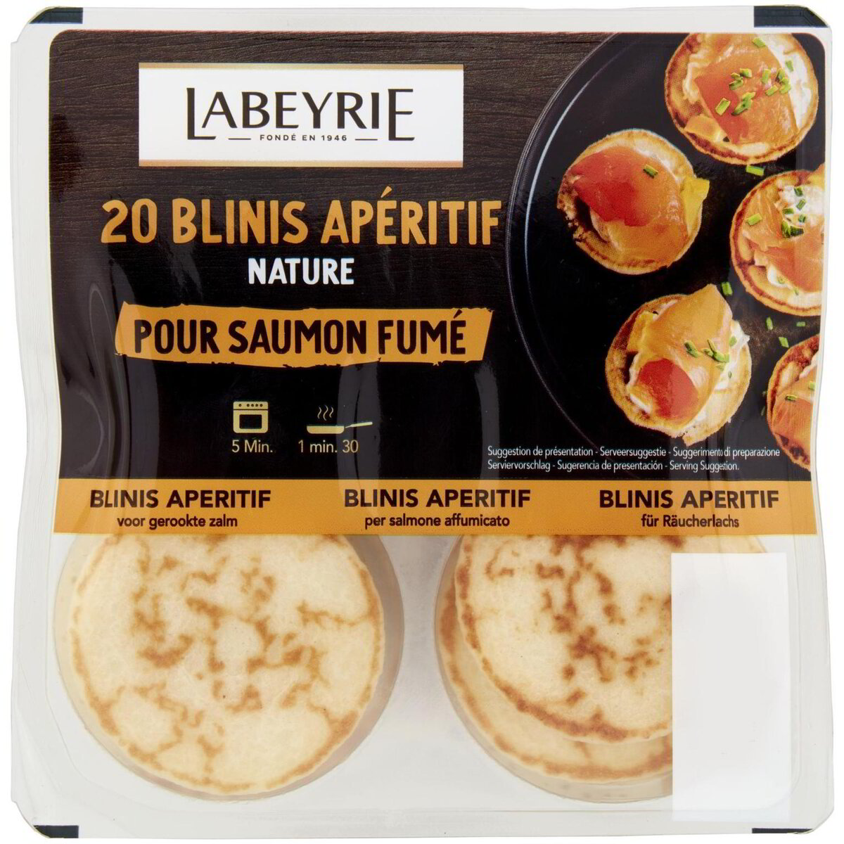 Labeyrie 20 Blinis per Salmone Affumicato 168 g Labeyrie | IperDrive