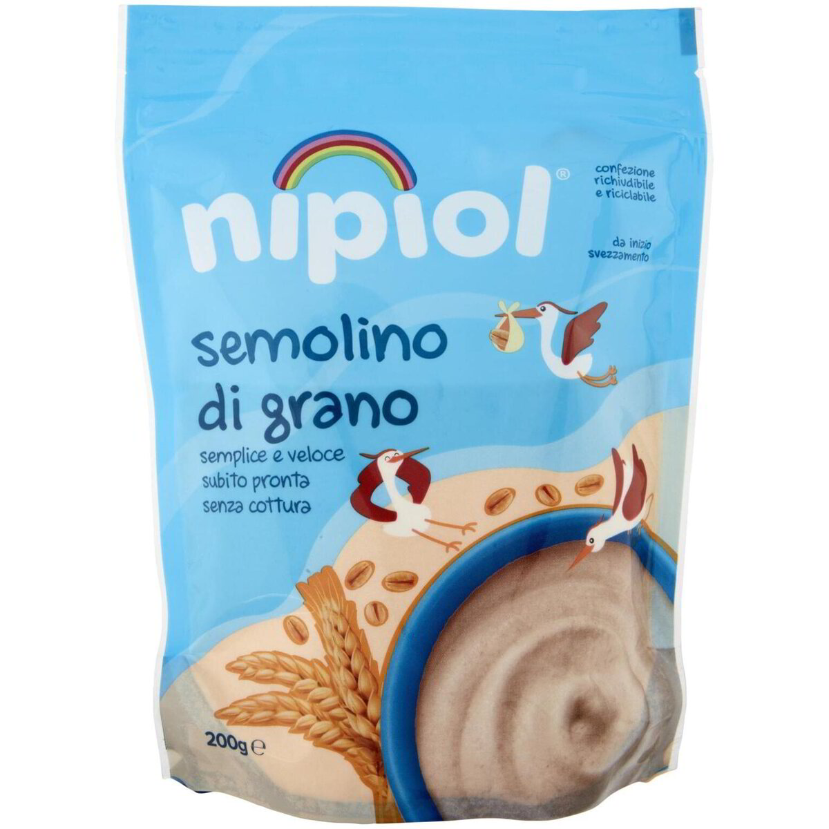 nipiol semolino di grano 200 g nipiol | IperDrive