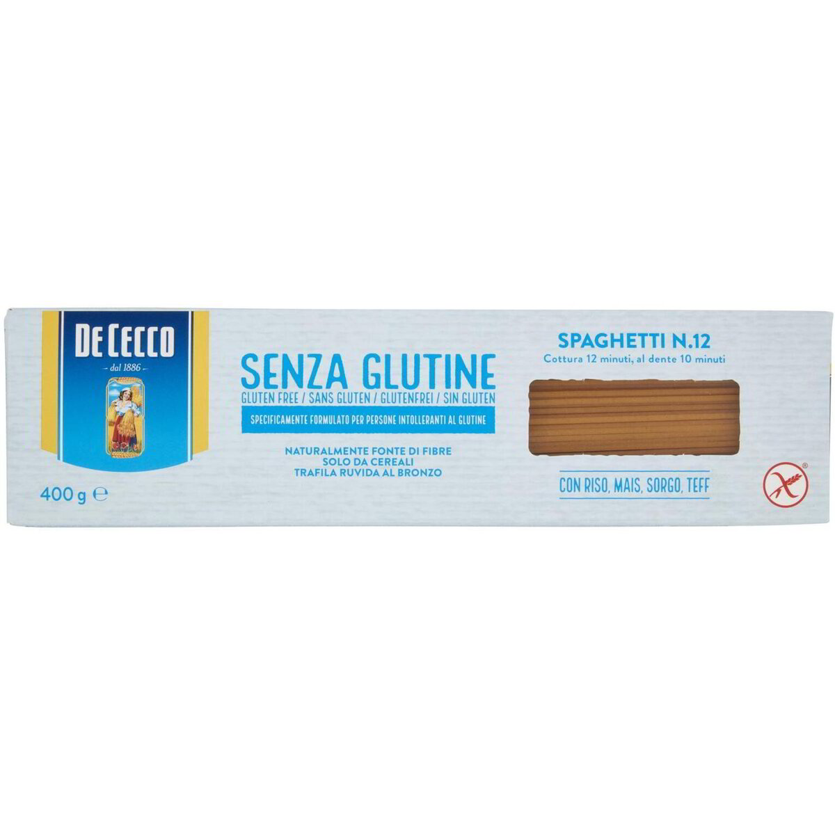 De Cecco Senza Glutine Spaghetti N.12 400 g De Cecco - iper Shop
