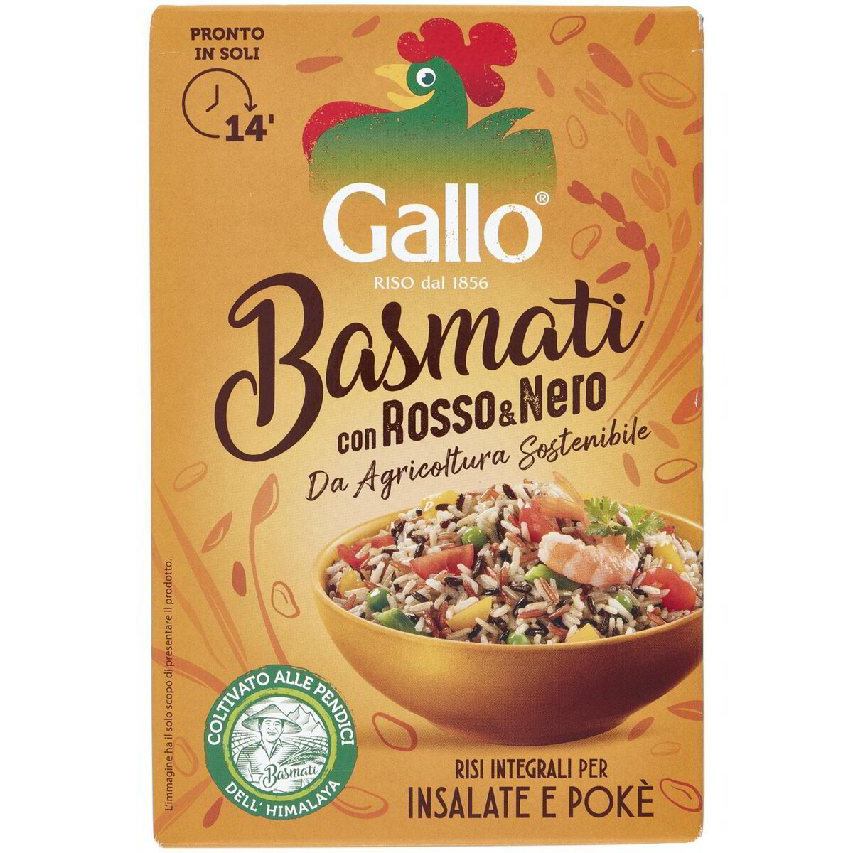 Gallo Basmati con Rosso e Nero da Agricoltura Sostenibile 500 g Gallo 500 g - iper Shop