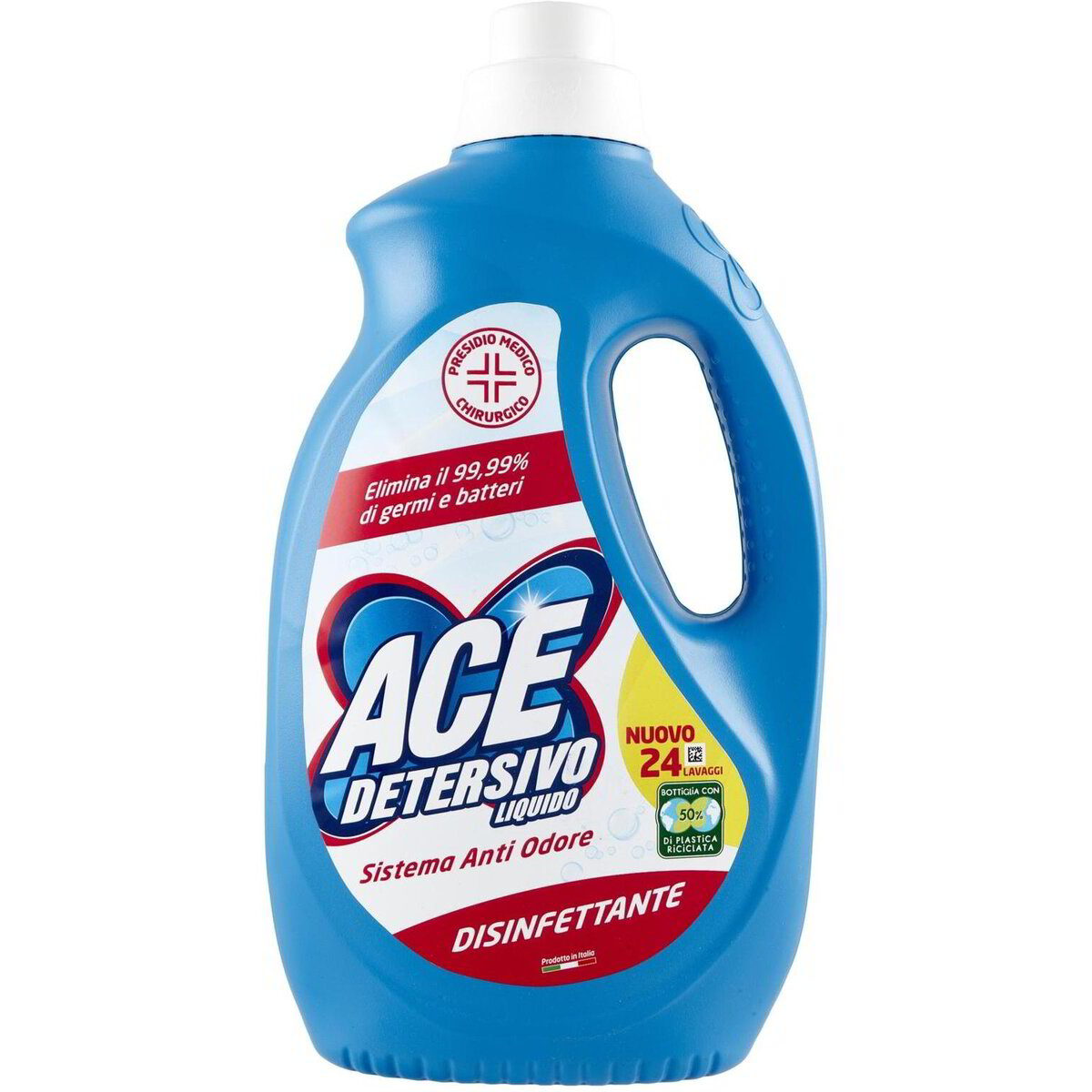 Ace Detersivo Liquido Disinfettante 24 Lavaggi 1320 ml Ace | IperDrive