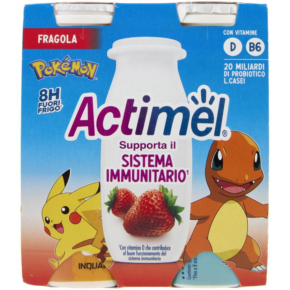 ACTIMEL Pokémon, Yogurt da Bere con Vit B6 e D per il Sistema ...