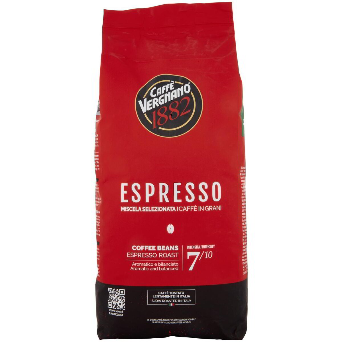 Caffè Vergnano 1882 Espresso Miscela Selezionata Caffè in Grani 1000 g ...