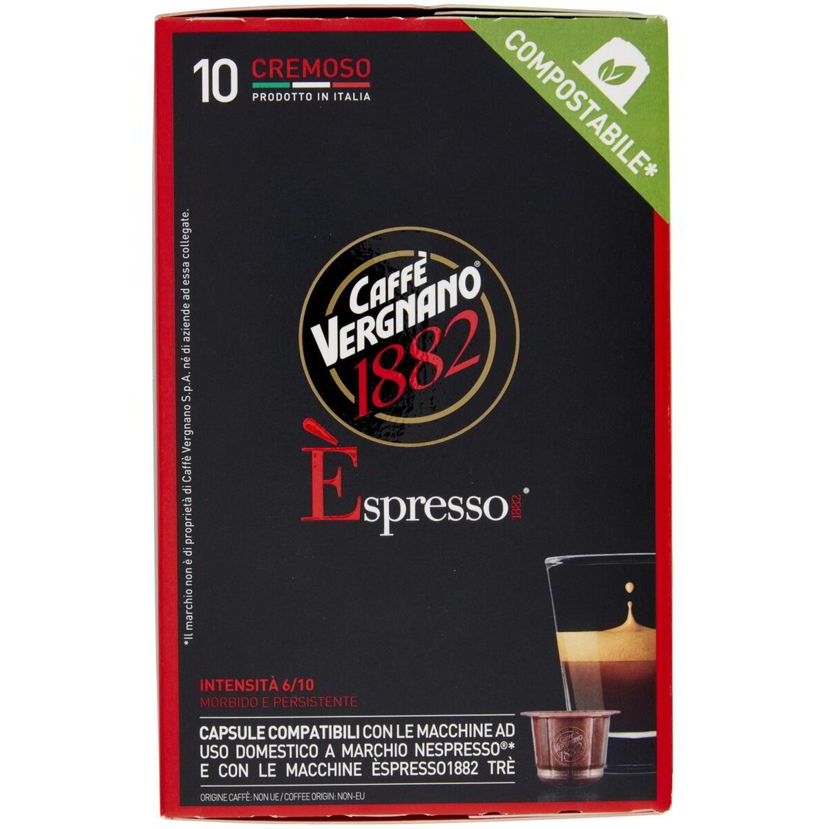 Caffè Vergnano 1882 Èspresso1882 Cremoso Compostabile** Capsule ...