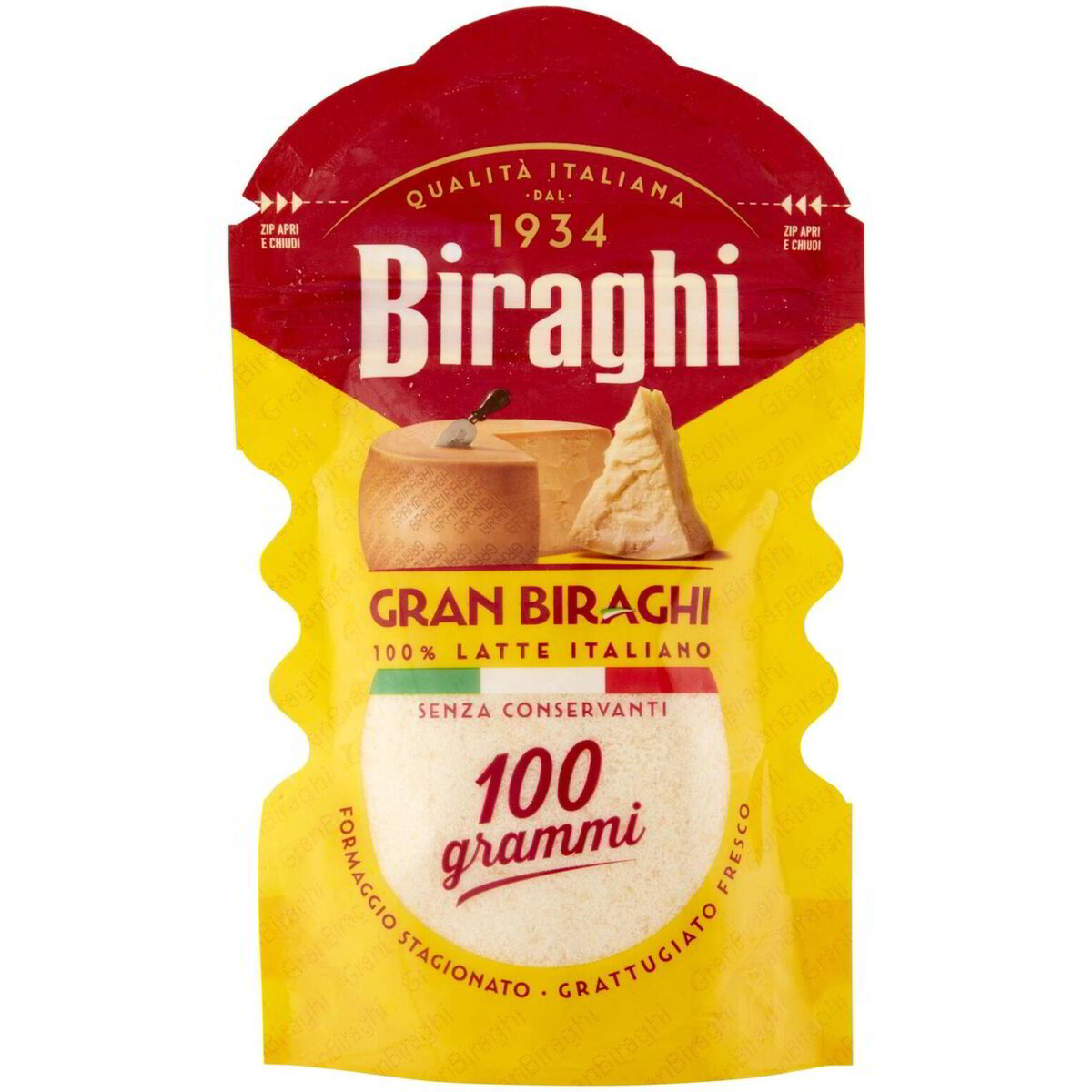 Biraghi Gran Biraghi Formaggio Stagionato Grattugiato Fresco 100 g ...