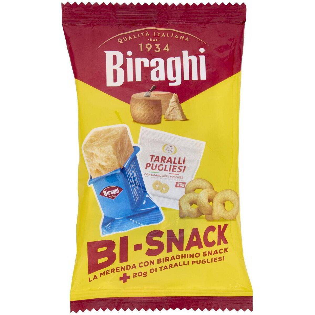 Biraghi Bi-Snack la Merenda con Biraghino Snack 16,67 g + Taralli ...