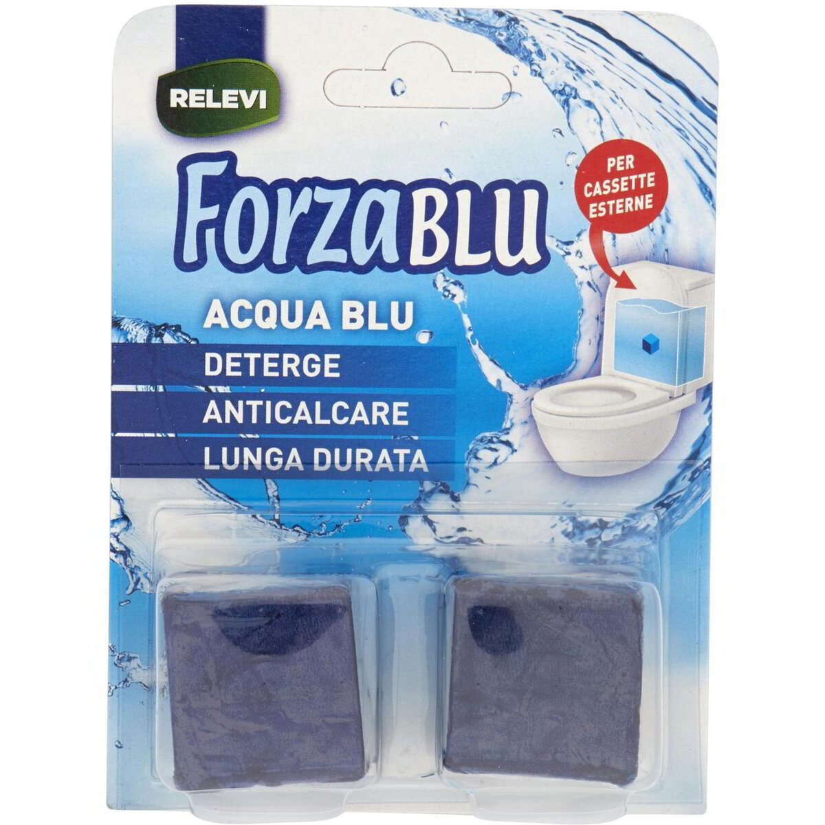 Forza Blu Acqua Blu per Cassette Esterne 2 x 50 g Forza Blu - iper Shop