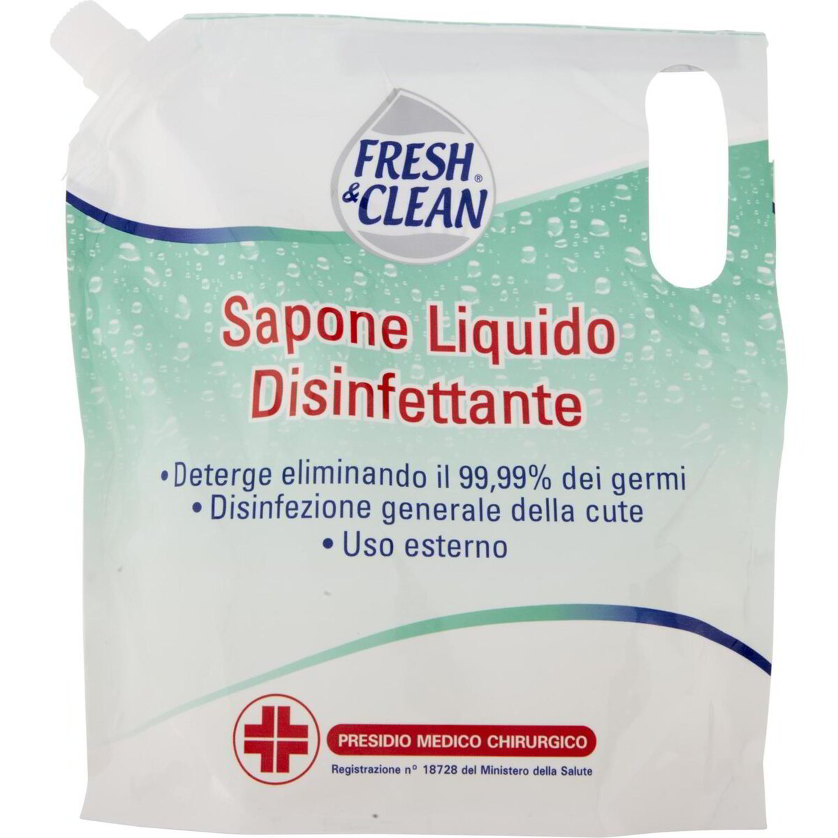 Fresh & Clean Sapone Liquido Disinfettante Ricarica 750 ml Fresh ...