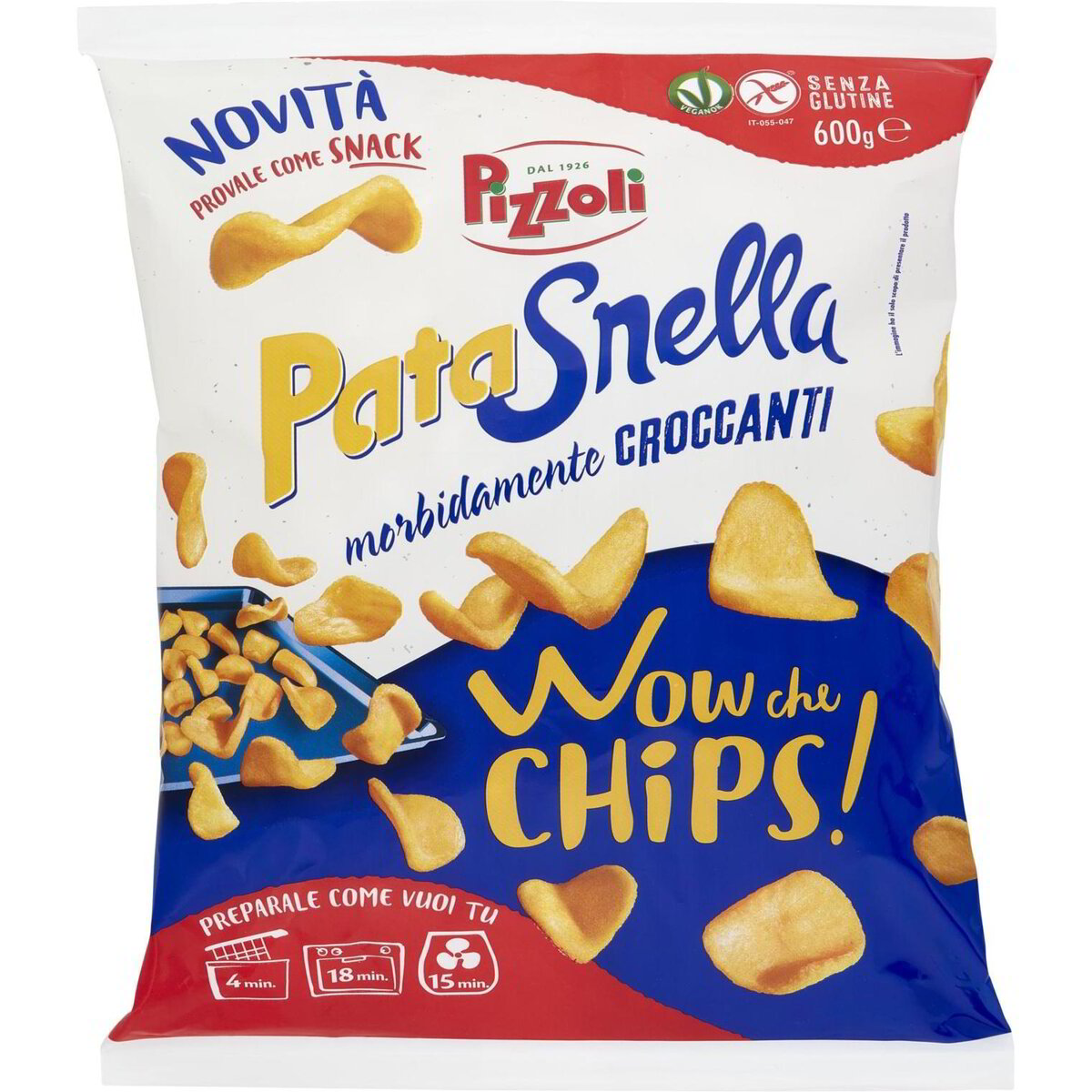 Pizzoli PataSnella Wow che Chips! 600 g Pizzoli | IperDrive