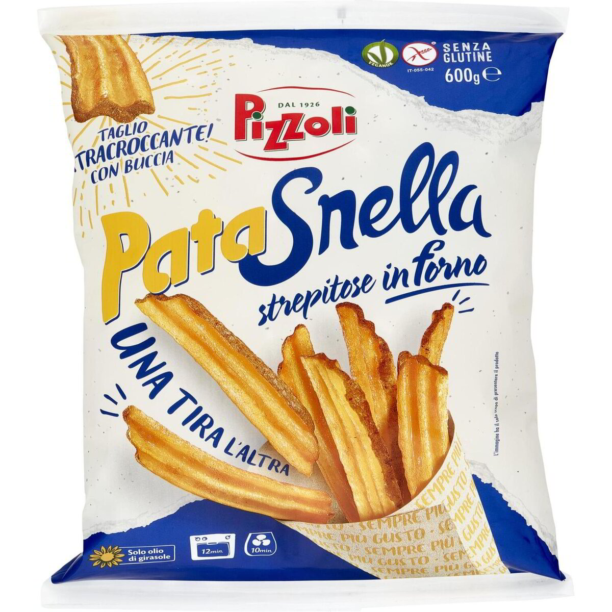 Pizzoli PataSnella Una Tira l'Altra 600 g Pizzoli | IperDrive