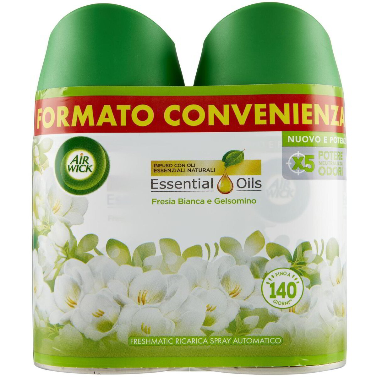 Air Wick Freshmatic Ricarica Bipacco Fresia Bianca e Gelsomino ...