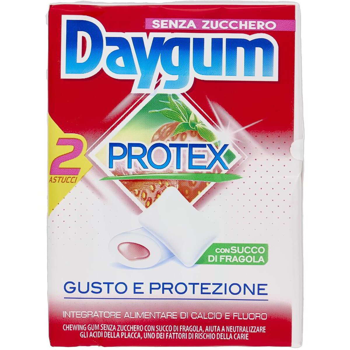 Daygum Protex con Succo di Fragola 2 x 30 g Daygum | IperDrive