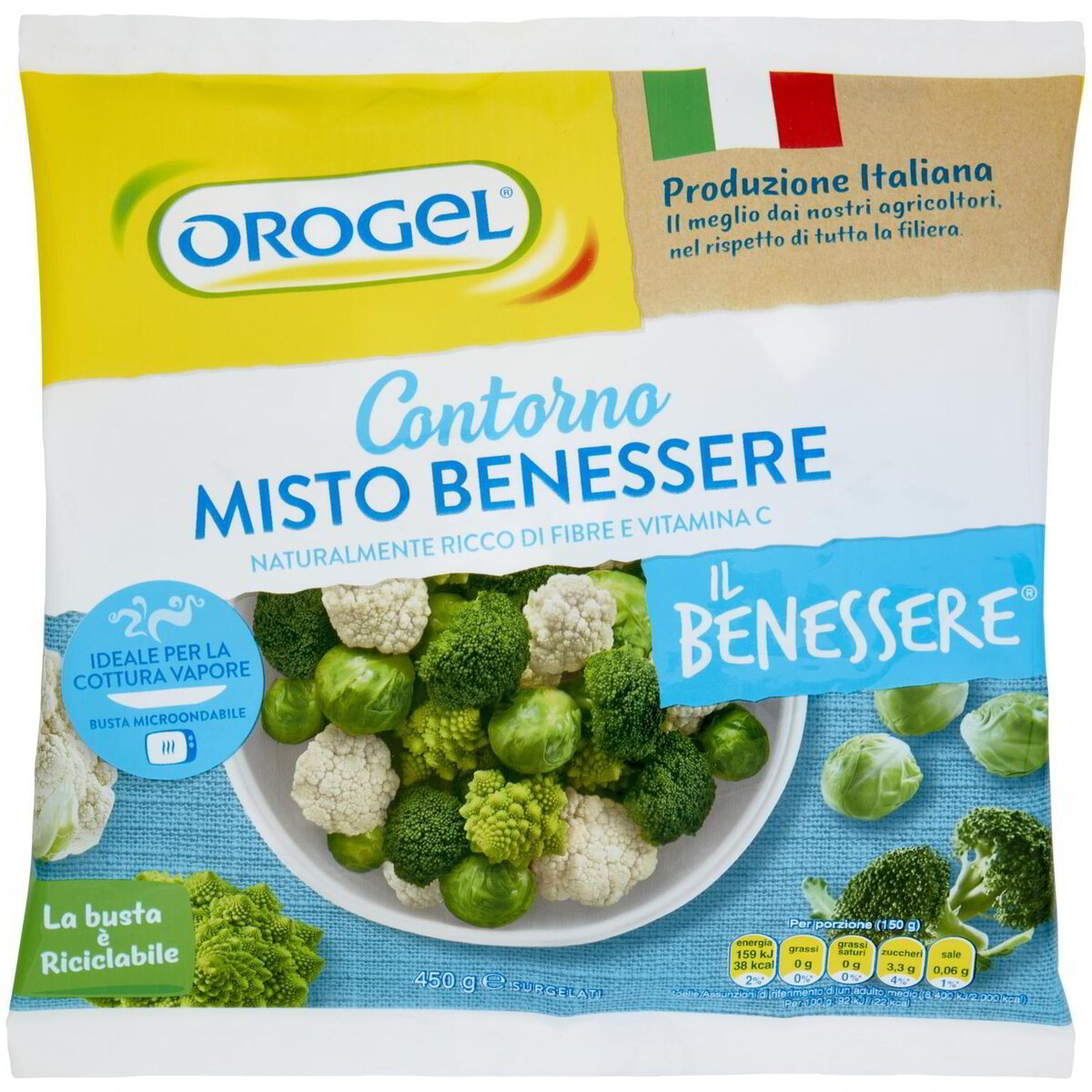 Orogel Il Benessere Contorno Misto Benessere Surgelati 450 g Orogel ...