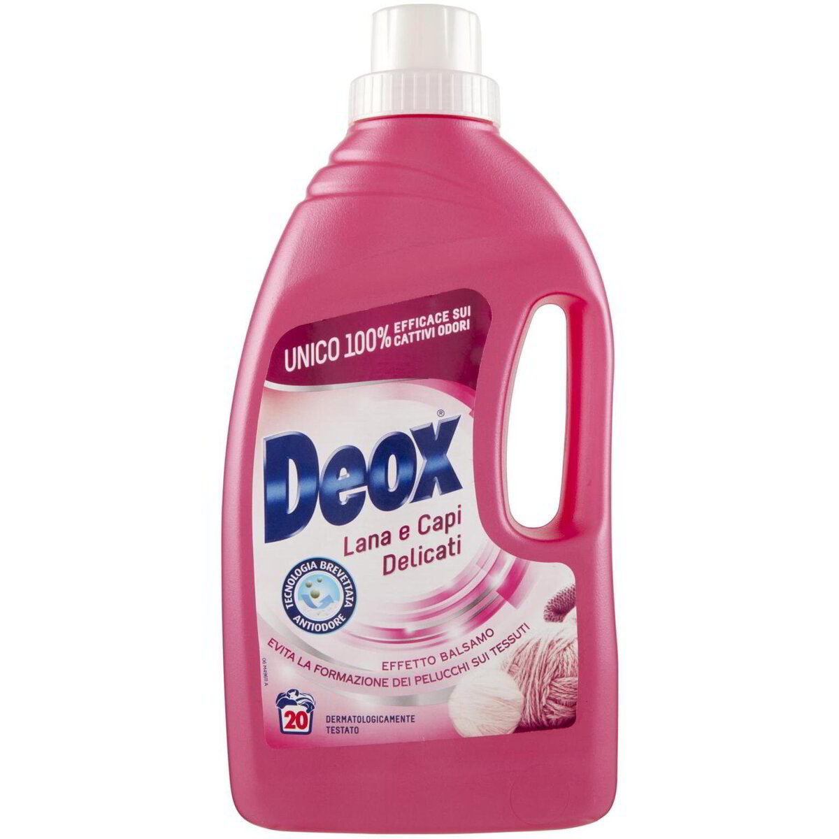 Deox, Detersivo Liquido, Bucato a Mano e Lavatrice, Lana e Capi Delicati, 20 Lavaggi, 1000 ml ...