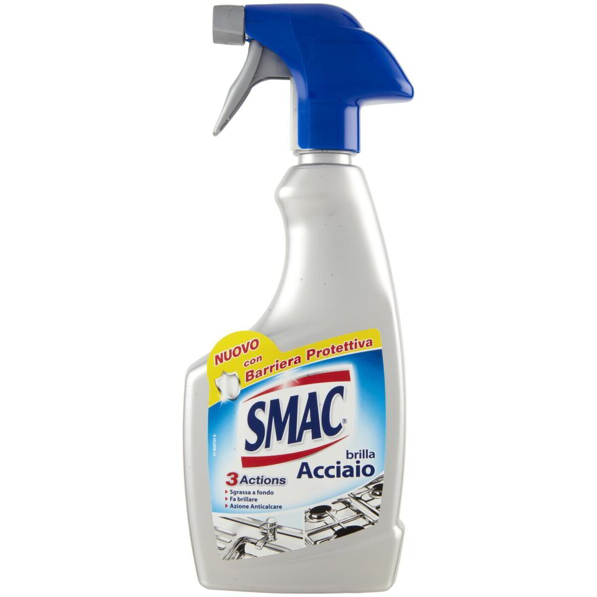 Smac - Brilla Acciaio Spray, Detergente per Superfici in Acciaio ...