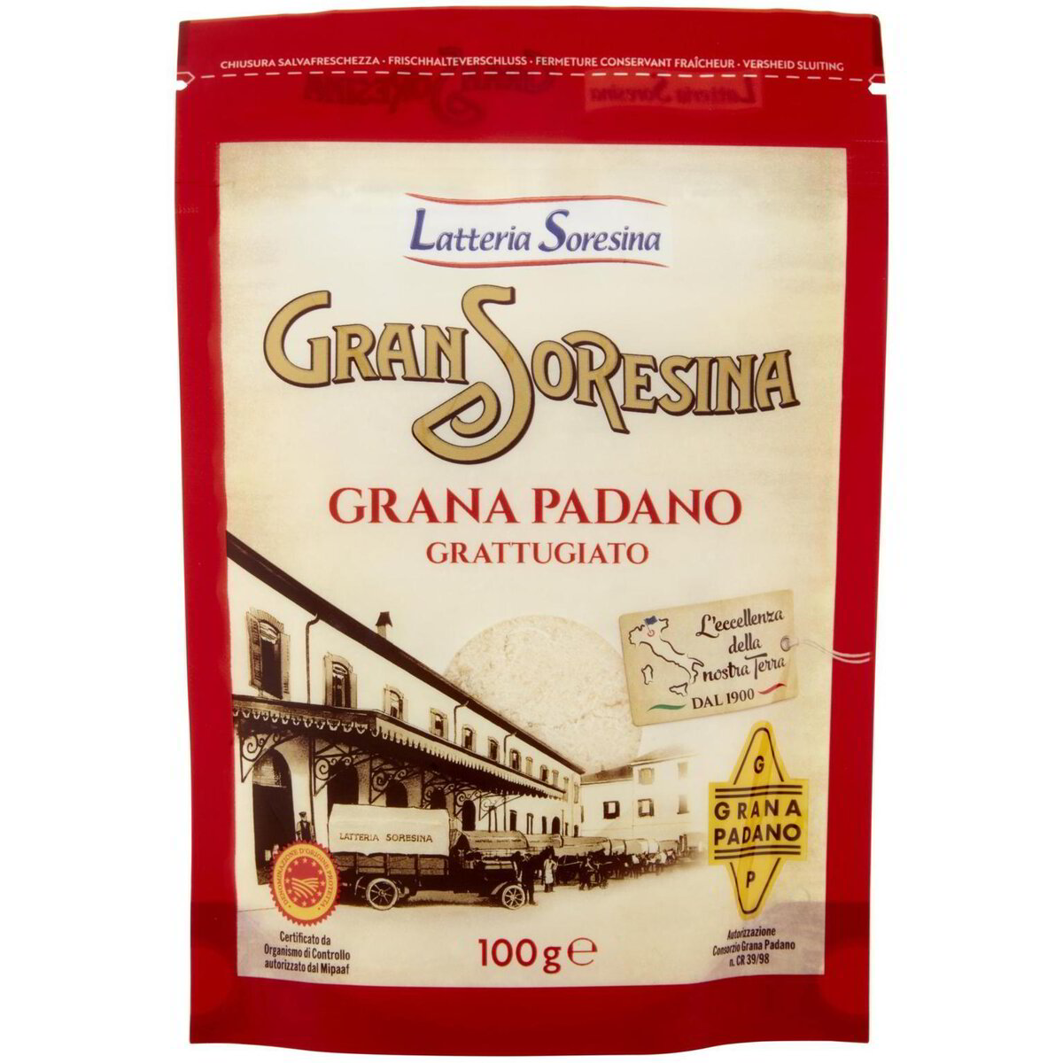 Gran Soresina Grana Padano DOP Grattugiato 100 g Gran Soresina | IperDrive
