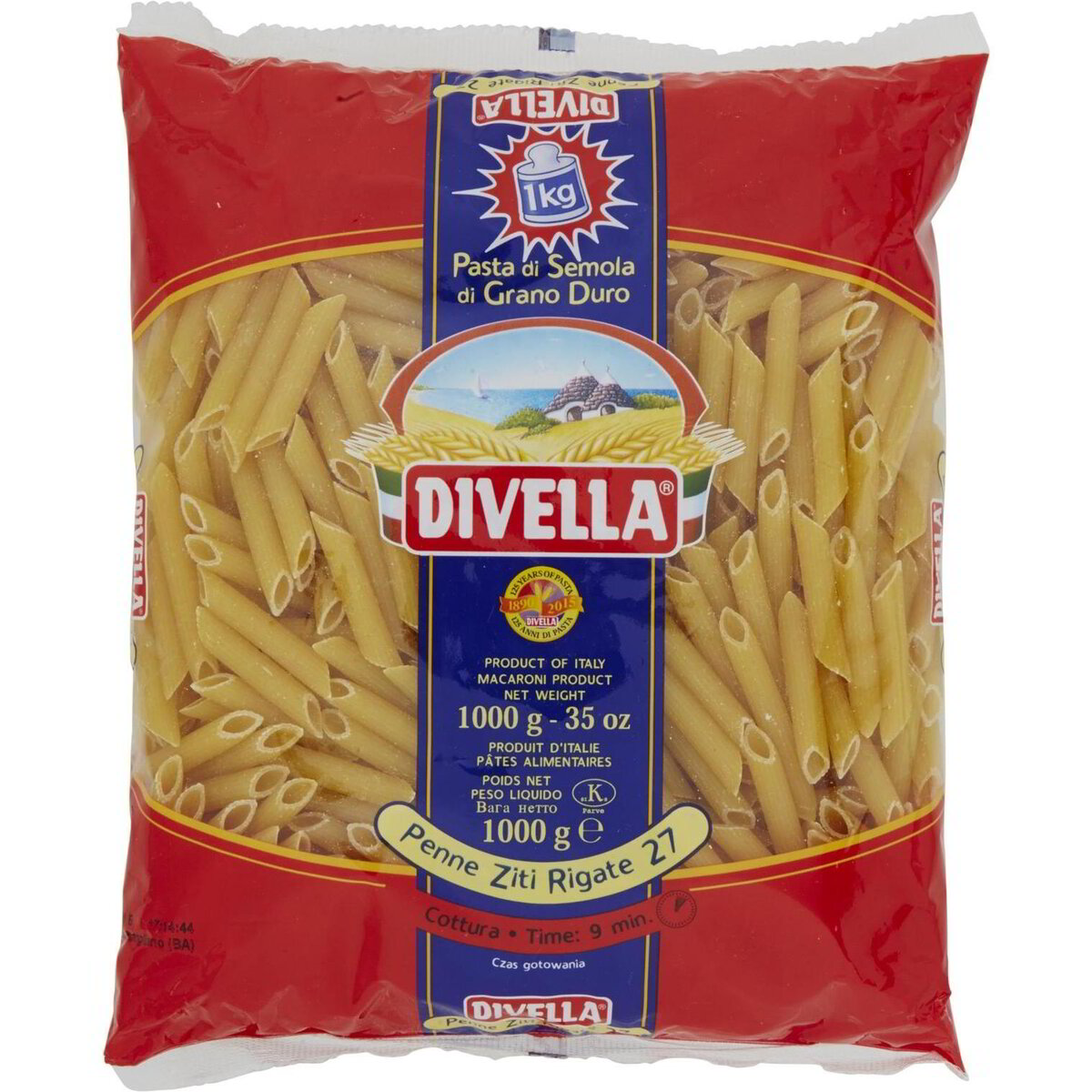 Divella Penne Ziti Rigate 27 1000 g Divella | IperDrive