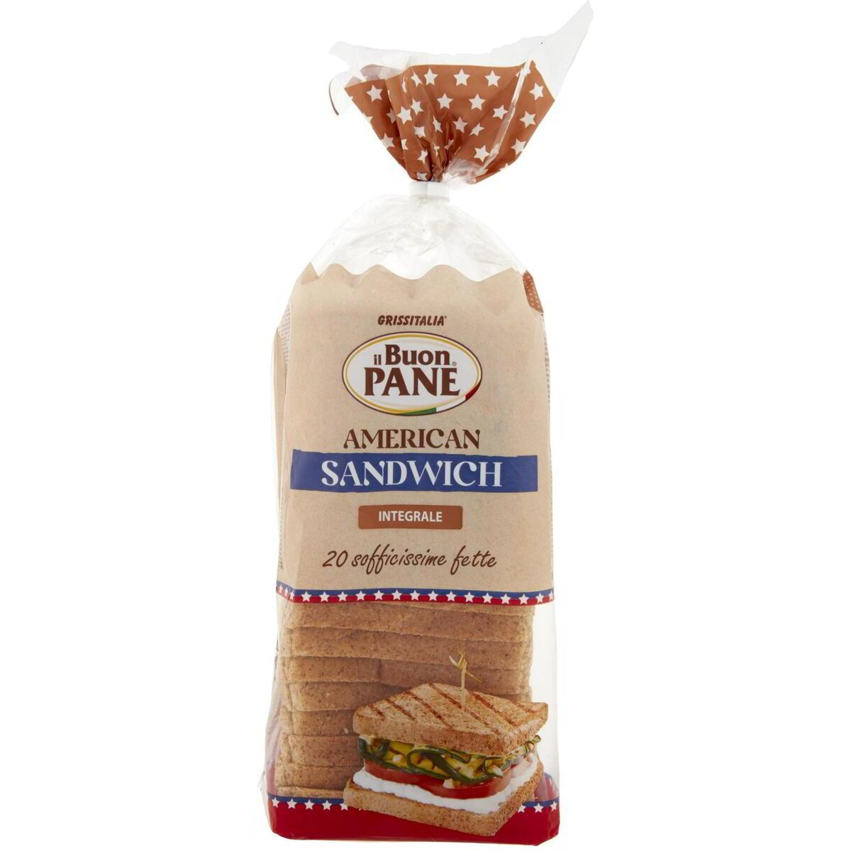 il Buon Pane American Sandwich Integrale 20 fette 750 g il Buon Pane ...