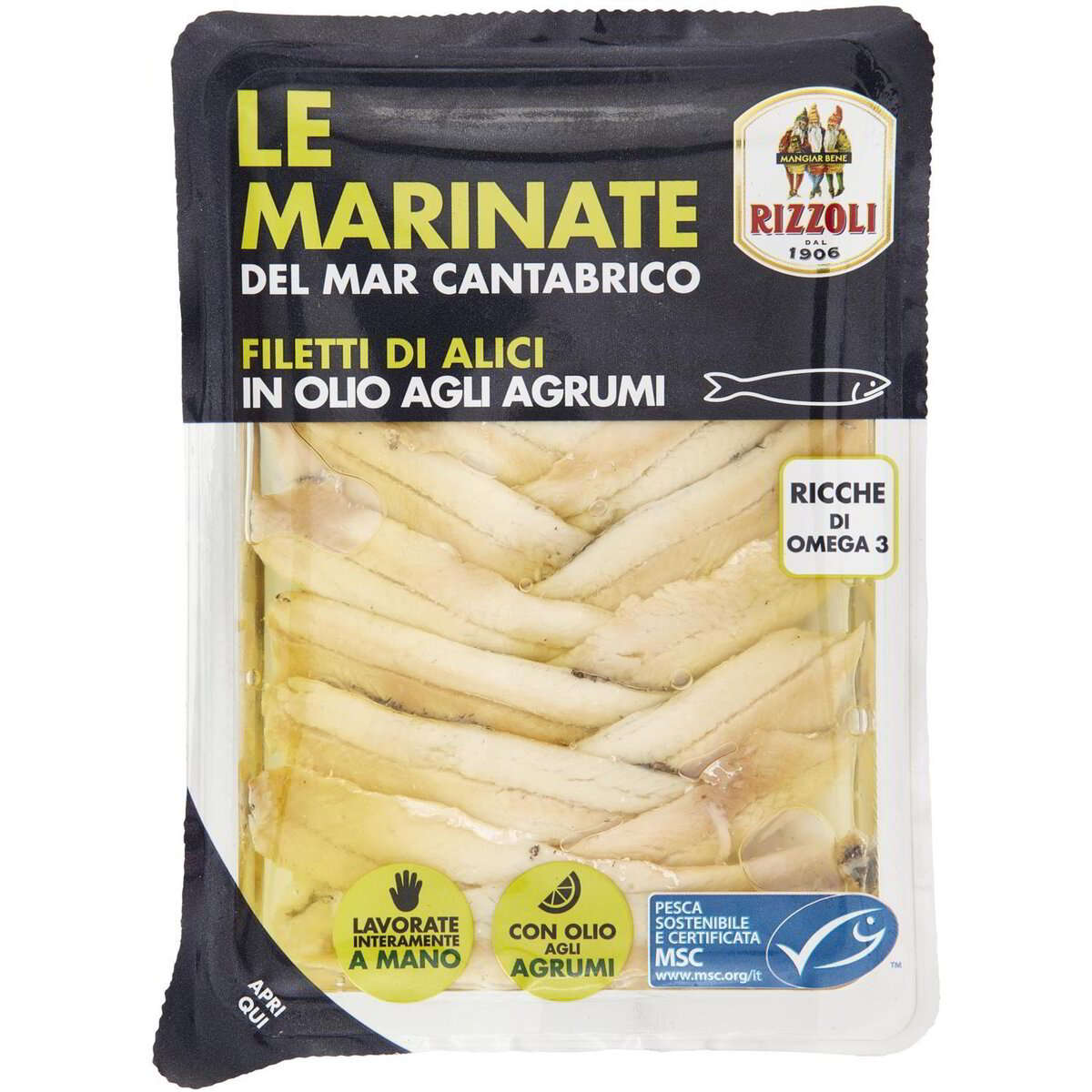 Rizzoli le Marinate del Mar Cantabrico Filetti di Alici in Olio agli ...