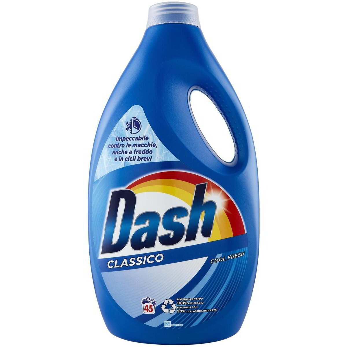 Dash Detersivo Liquido Lavatrice, Classico, 45 Lavaggi 2250 ml Dash - iper Shop