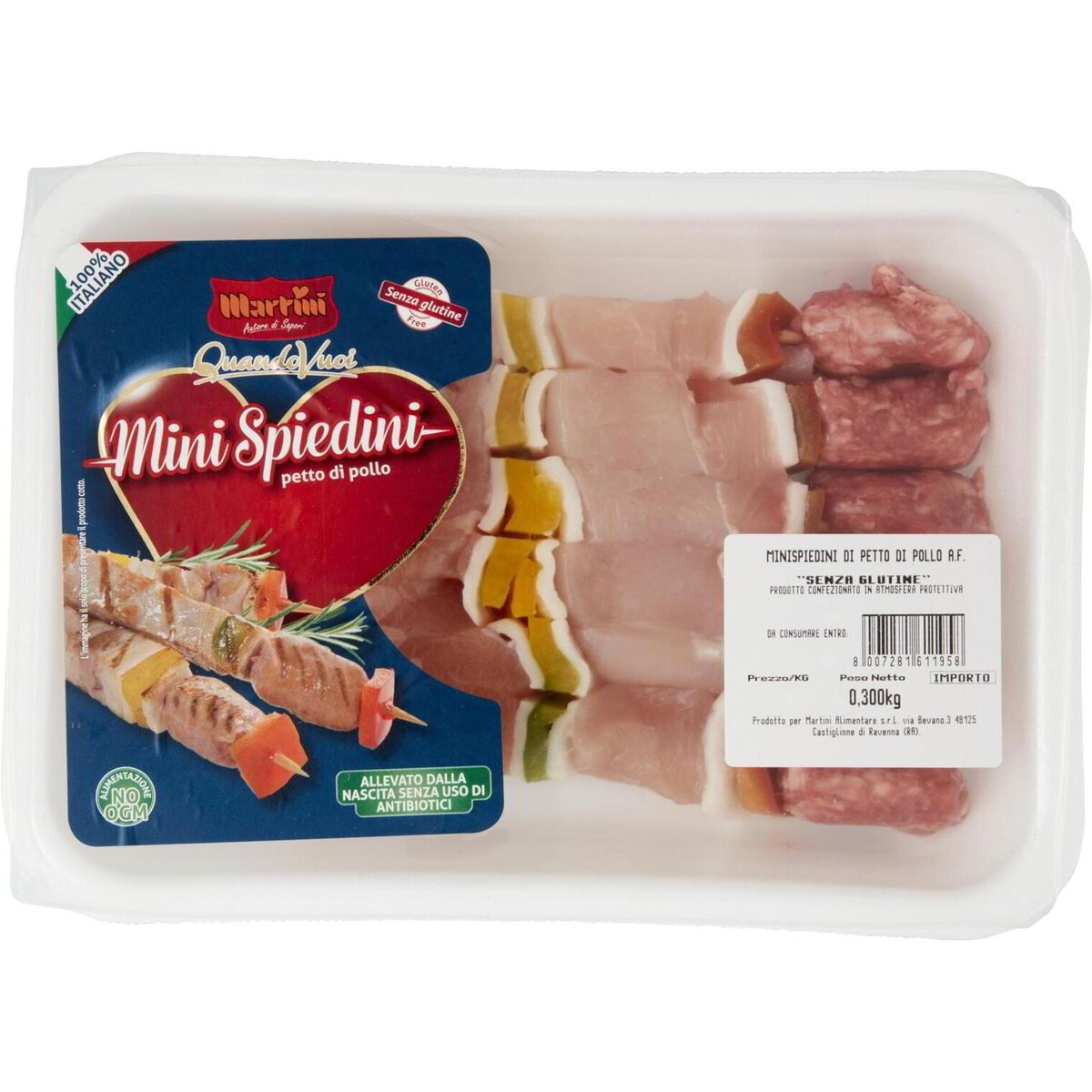 Martini QuandoVuoi Mini Spiedini petto di pollo 0,300 Kg Martini ...