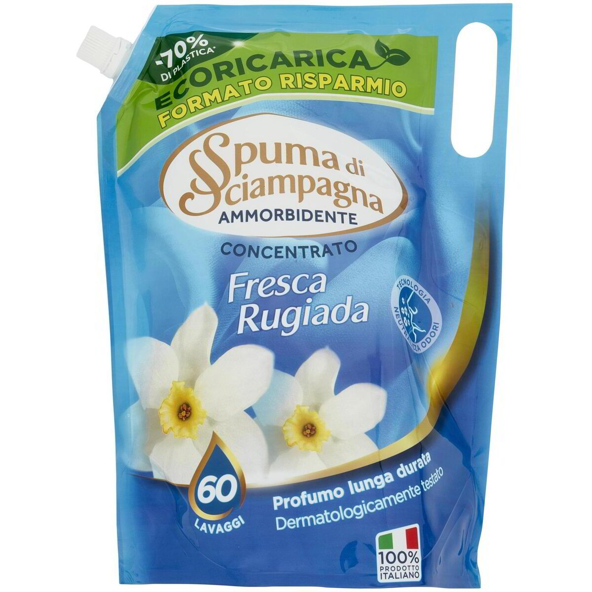 Spuma di Sciampagna Ammorbidente Concentrato Fresca Rugiada Ecoricarica ...