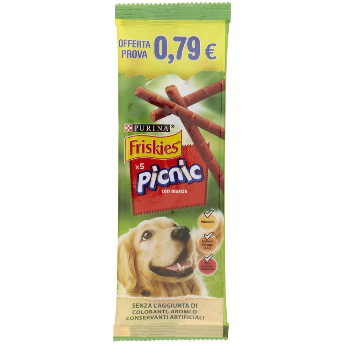 PURINA FRISKIES Picnic Snack Cane con manzo busta 42 g FRISKIES - iper Shop