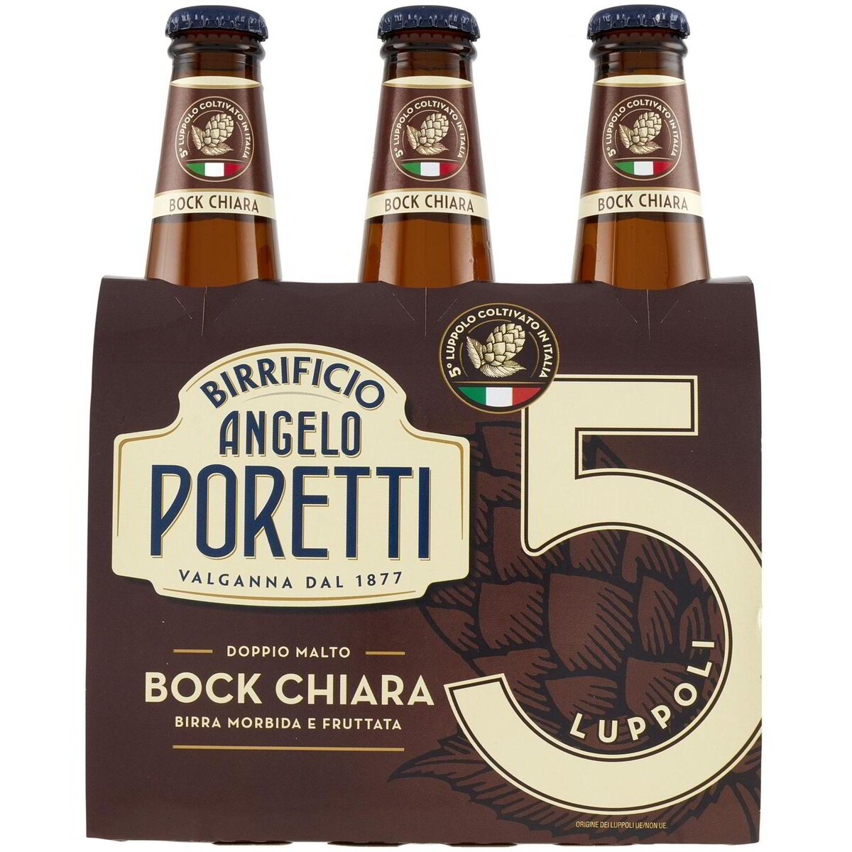 Birrificio Angelo Poretti Bock Chiara 5 Luppoli 3 x 33 cl Birrificio ...