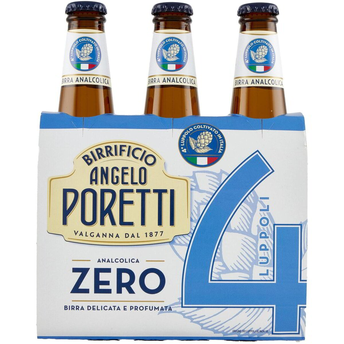 Birrificio Angelo Poretti Analcolica Zero 4 Luppoli 3 x 33 cl ...