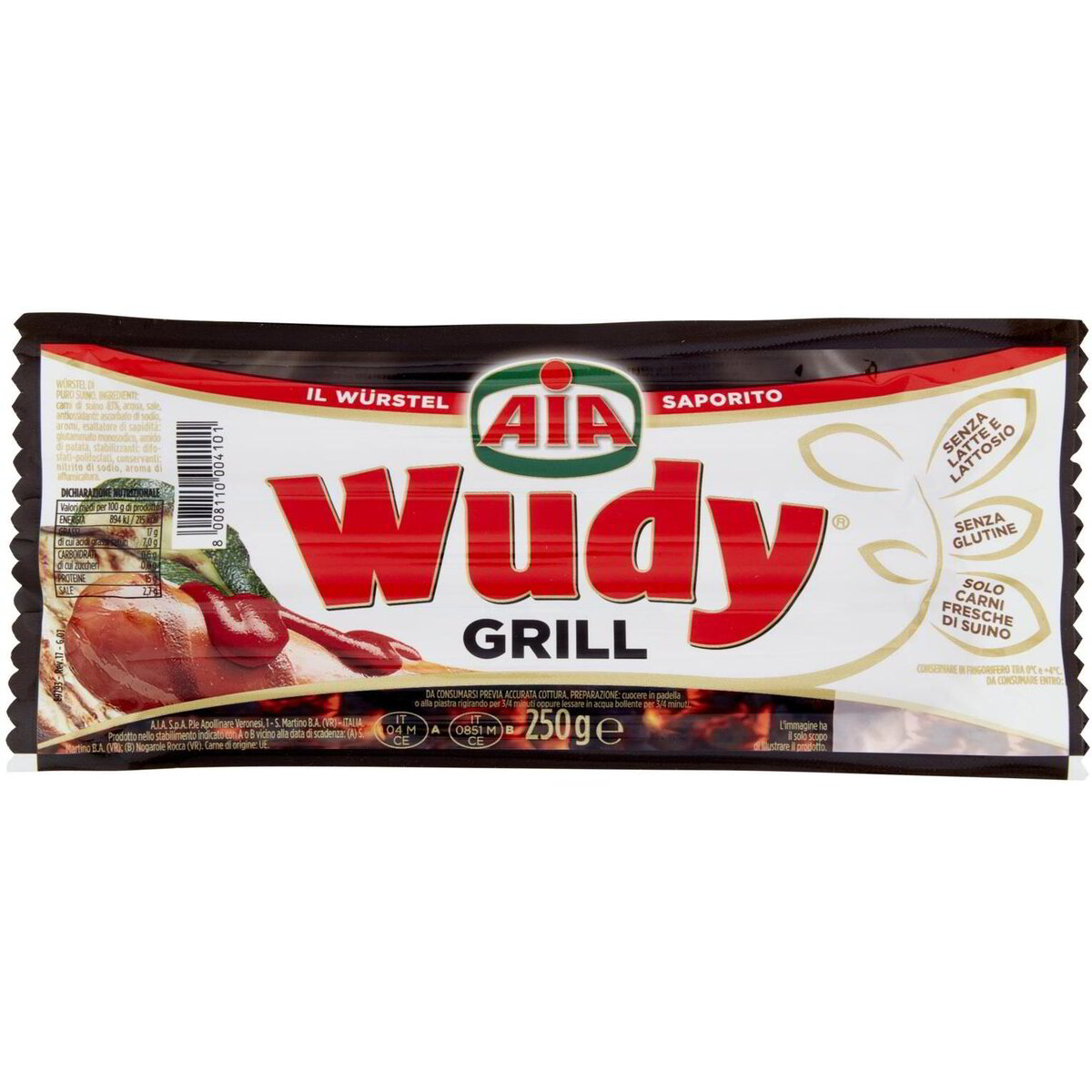Aia Wudy Grill 250 g Aia | IperDrive