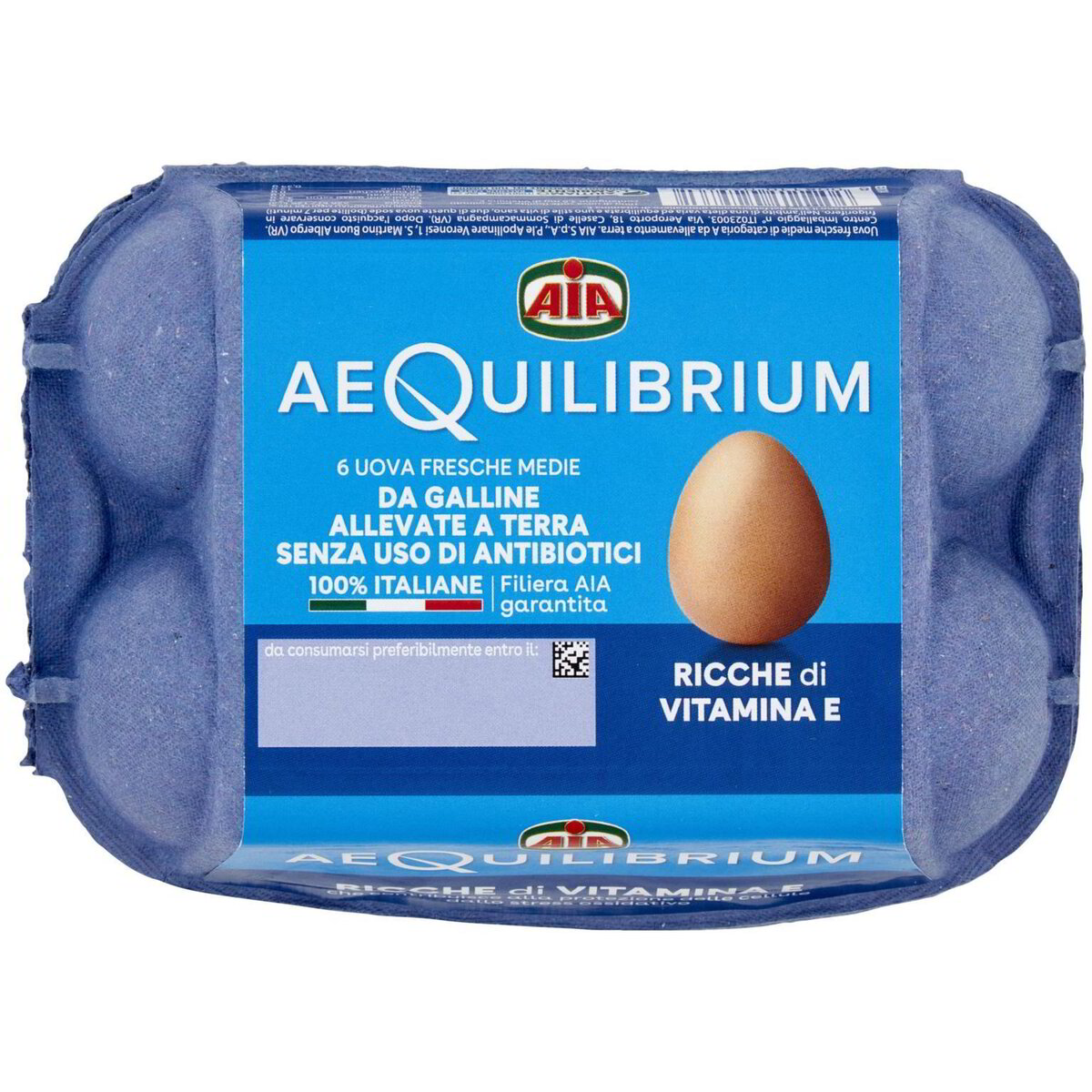 Aia aeQuilibrium 6 Uova Fresche Medie da Galline Allevate a Terra Senza ...