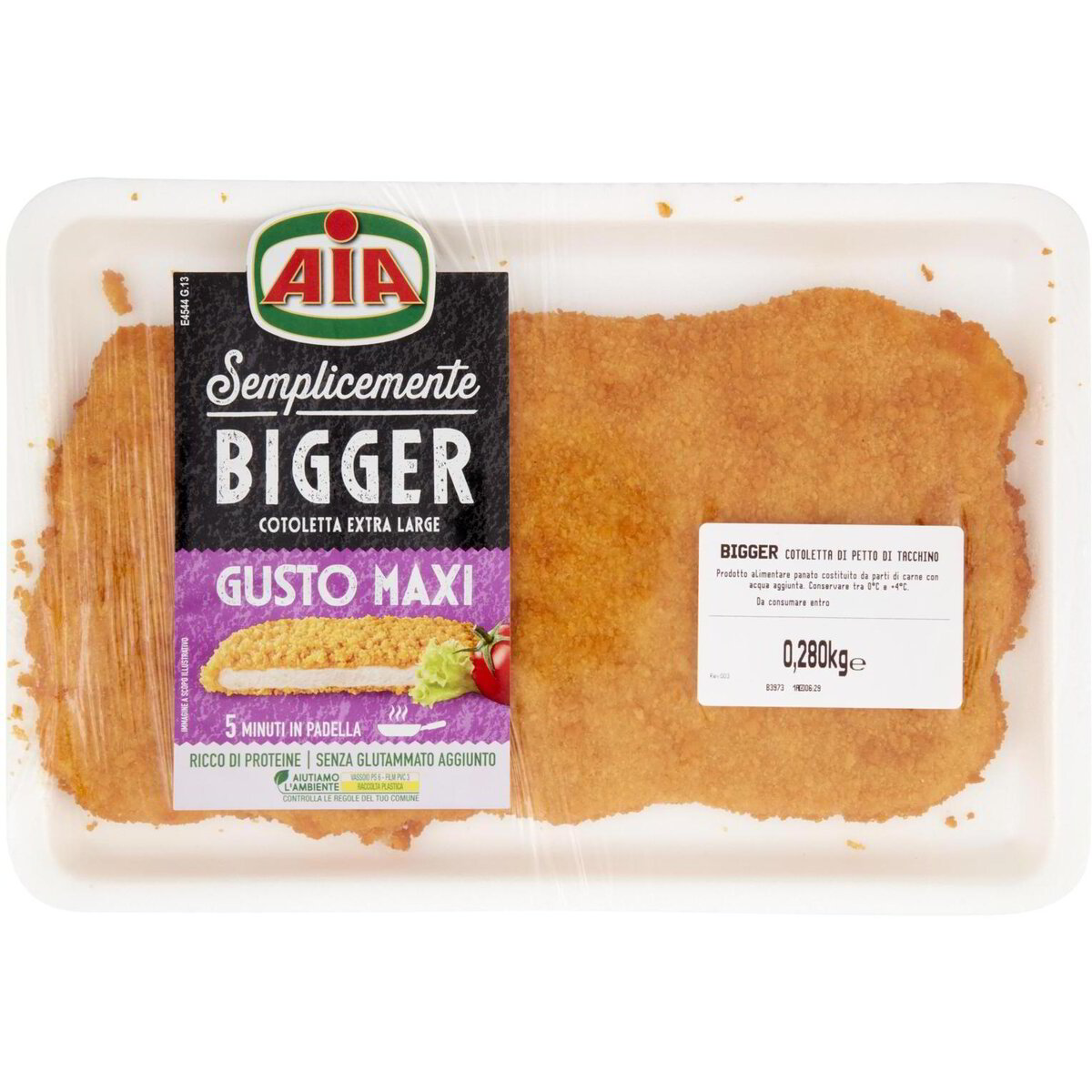 Aia Semplicemente Bigger Cotoletta di Petto di Tacchino 0,280 kg Aia ...