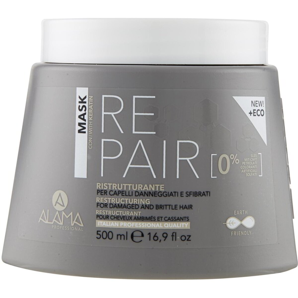 Alama Professional Repair Mask Ristrutturante per Capelli Danneggiati e ...