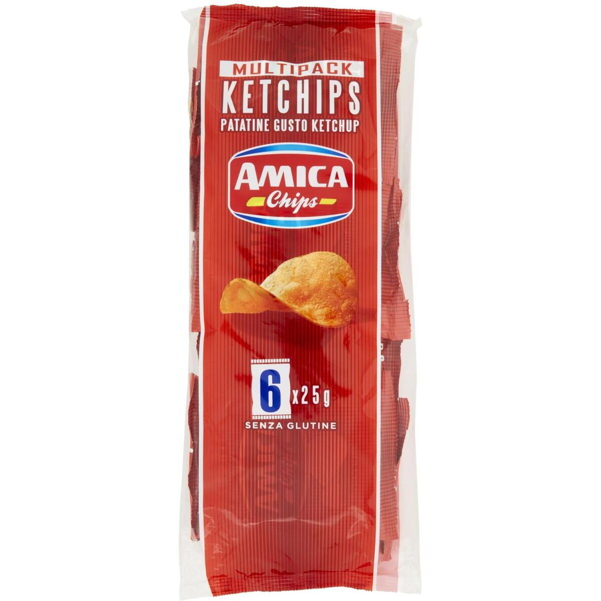 Amica Chips Ketchips Patatine Gusto Ketchup 6 x 25 g Amica Chips ...