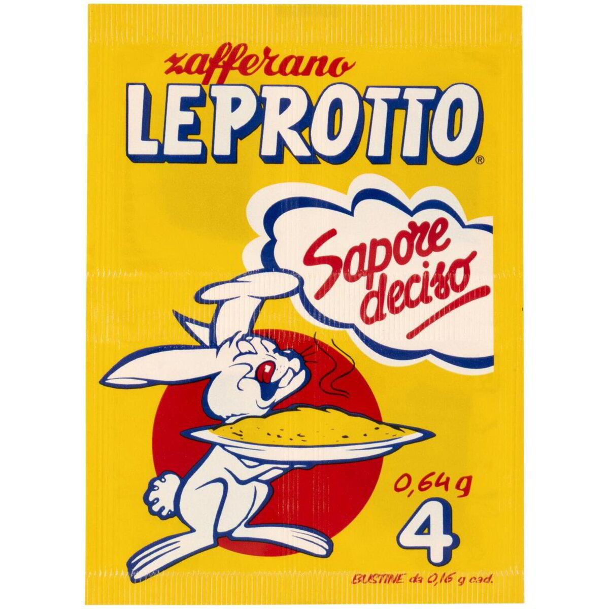 Leprotto zafferano 4 x 0,16 g Leprotto 0,64g - 4 bustine da 0,16g ...