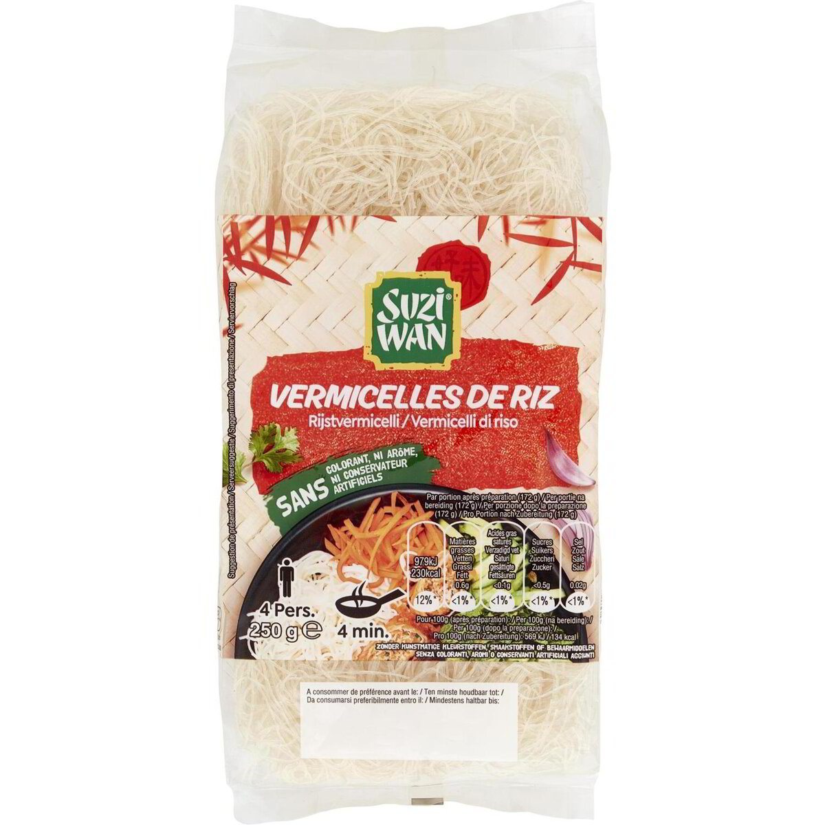 Suzi Wan Vermicelli di riso 250 g Suzi Wan | IperDrive