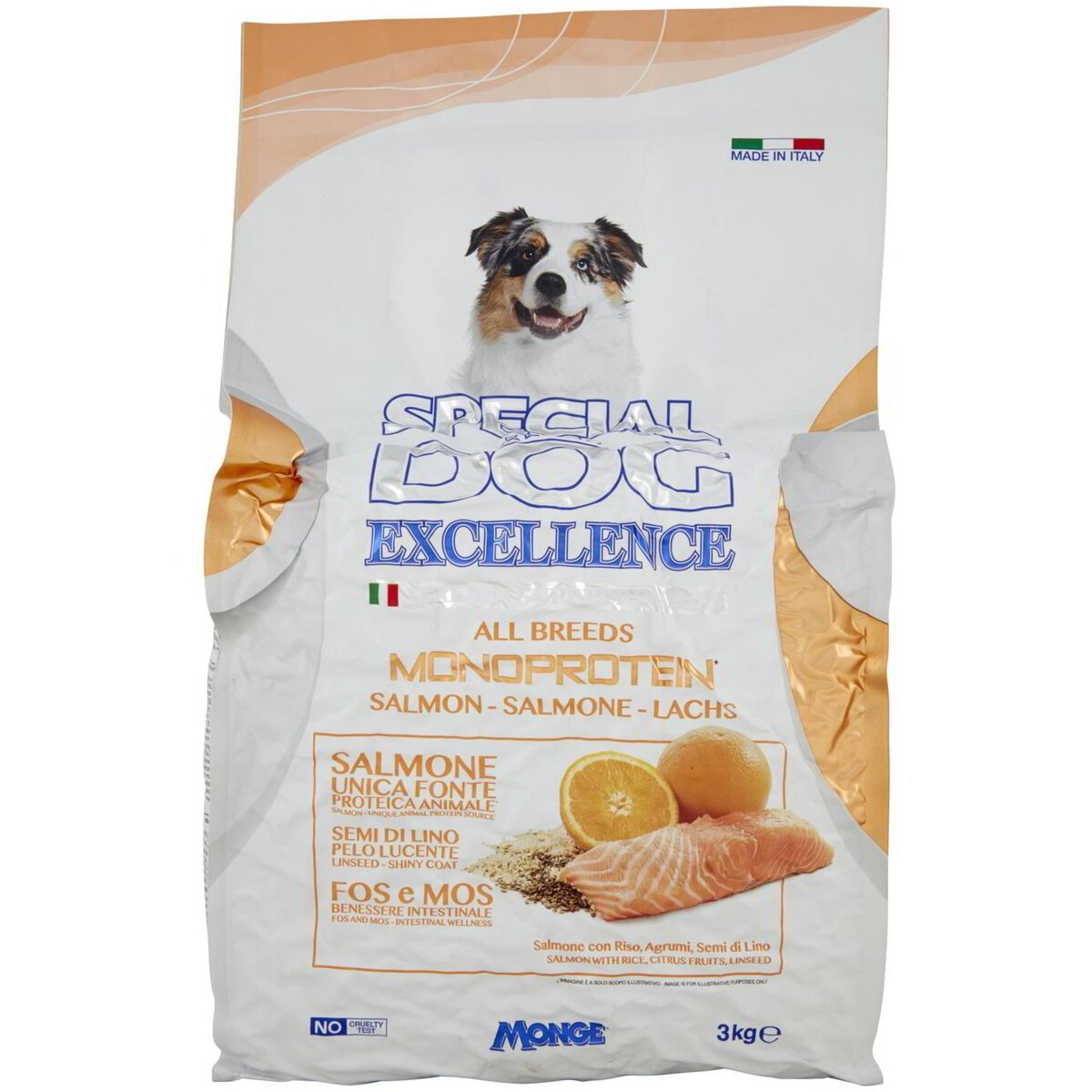 Special Dog Excellence All Breeds Monoprotein* Salmone 3 kg Special Dog ...