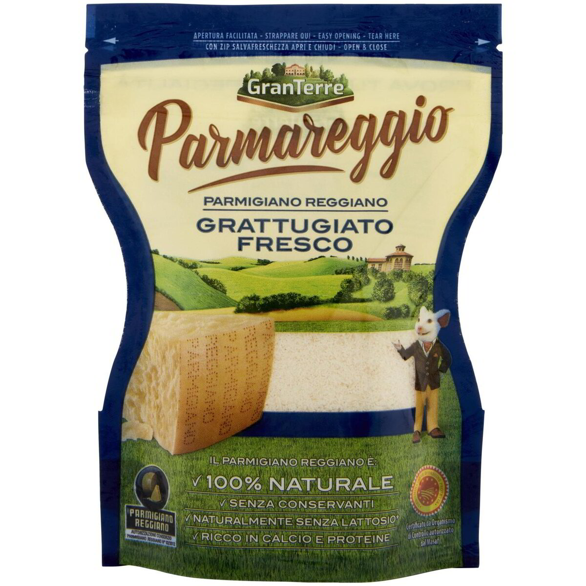 Parmareggio Parmigiano Reggiano Grattugiato Fresco 60 g Parmareggio ...